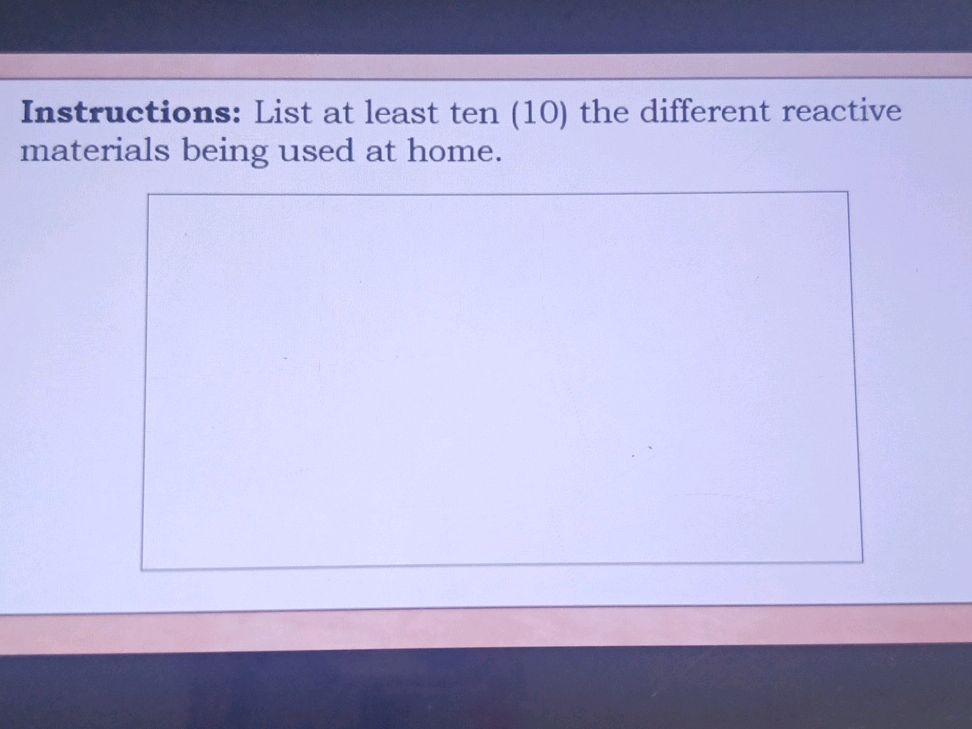 Instructions: List at least ten (10) the | StudyX