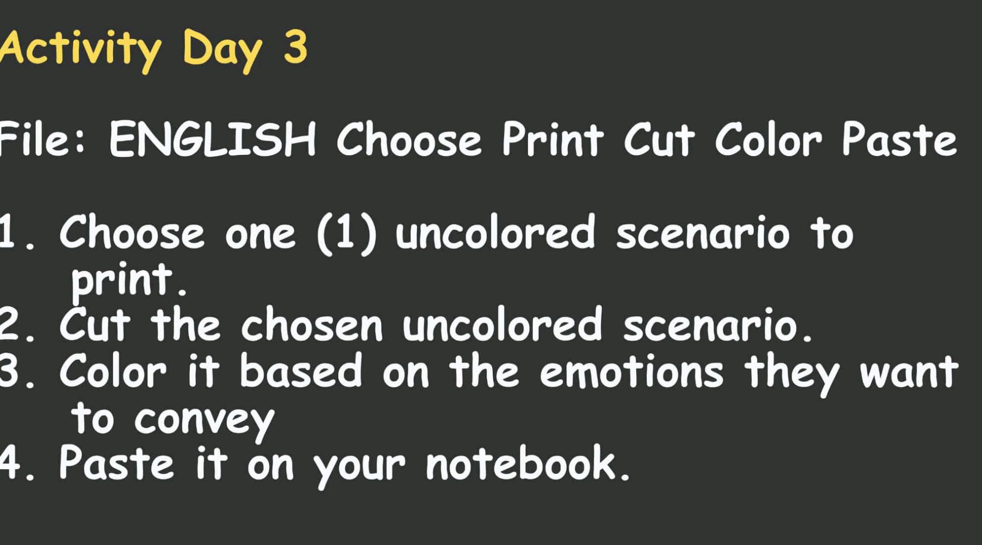 1. Choose one (1) uncolored scenario to | StudyX
