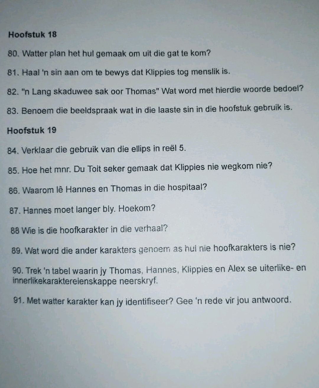 Hoofstuk 18 80. Watter plan het hul gemaak | StudyX