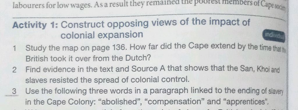 Activity 1: Construct opposing views of the | StudyX