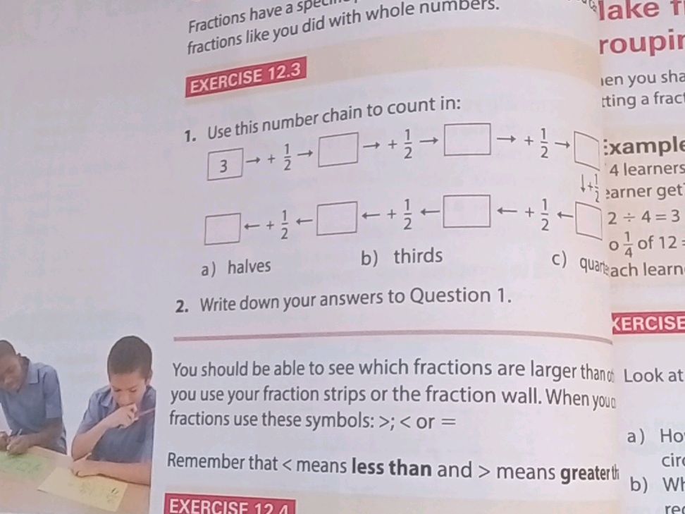 1. Use this number chain to count in: 3 -> | StudyX
