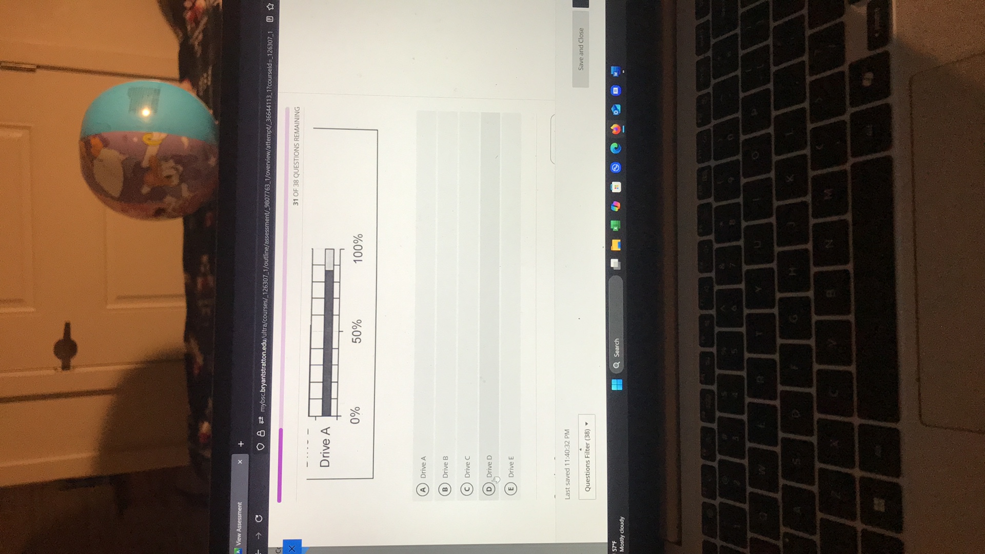 As a technology specialist, you monitor disk | StudyX