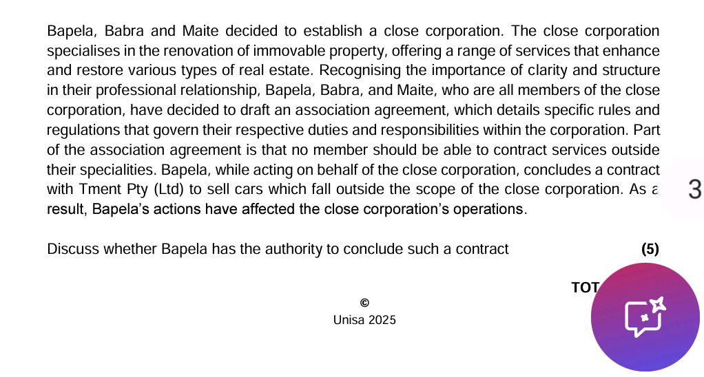 Bapela, Babra and Maite decided to establish