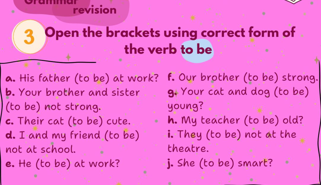 3 Open the brackets using correct form of | StudyX