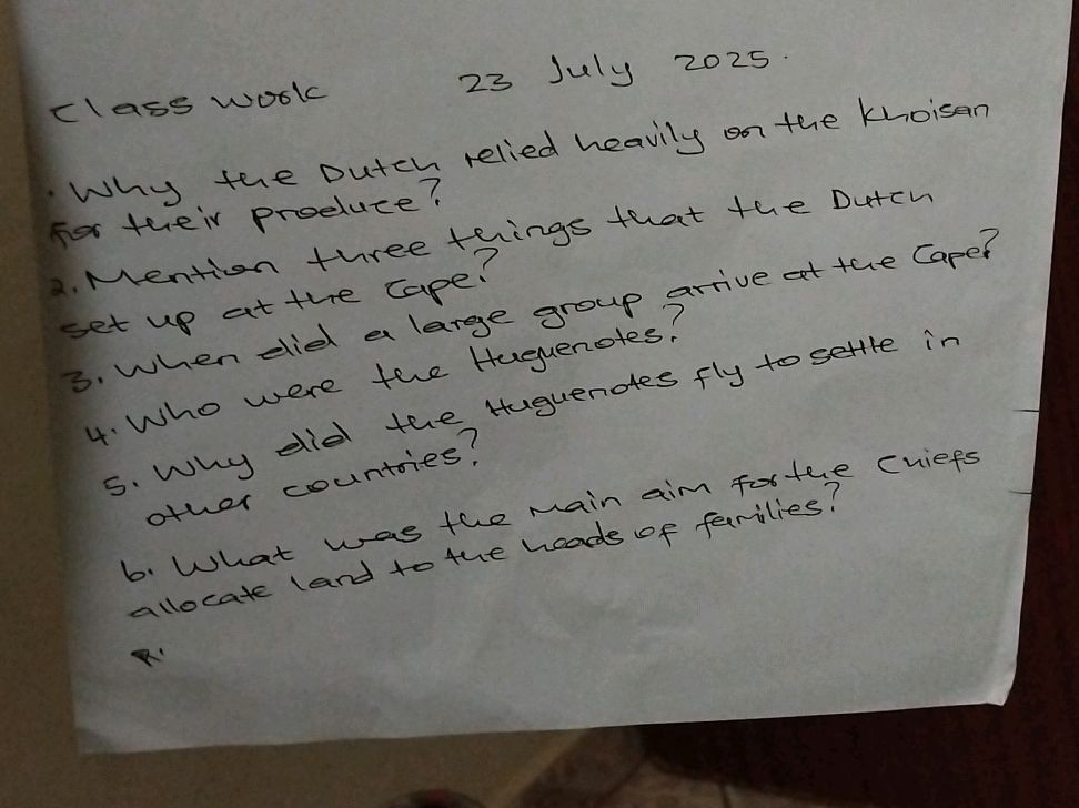 1. Why the Dutch relied heavily on the | StudyX