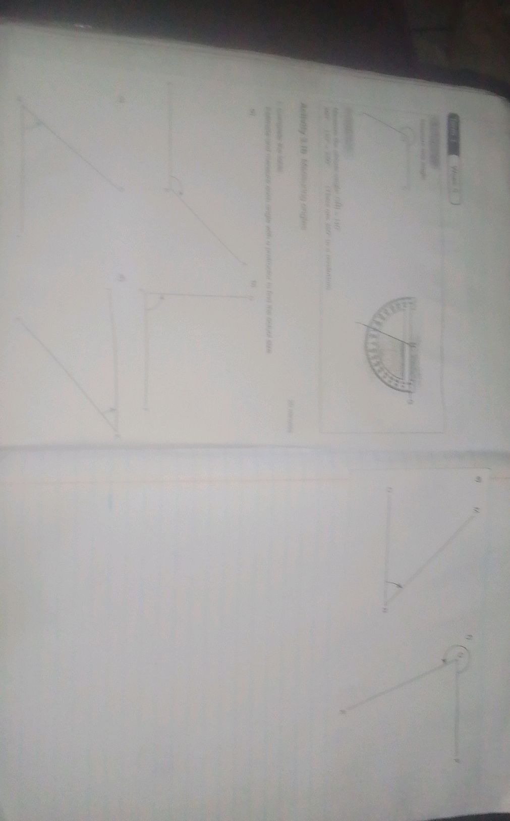 Activity 3.1b Measuring angles Measure the | StudyX