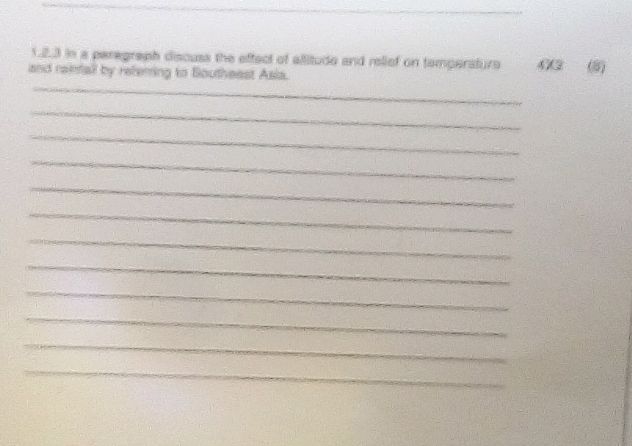 1. 2. 3 in a paragraph discuss the effect | StudyX