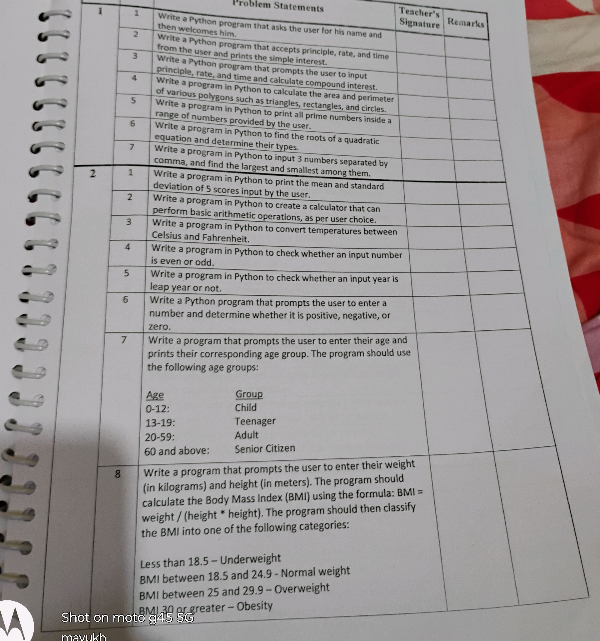 1. Write a Python program that asks the user | StudyX