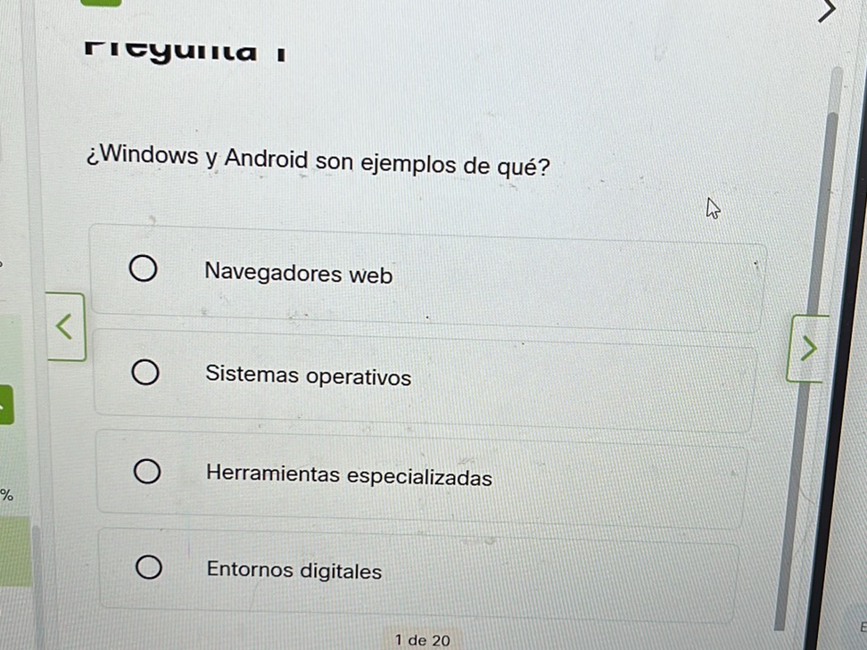 ¿Windows y Android son ejemplos de qué? | StudyX
