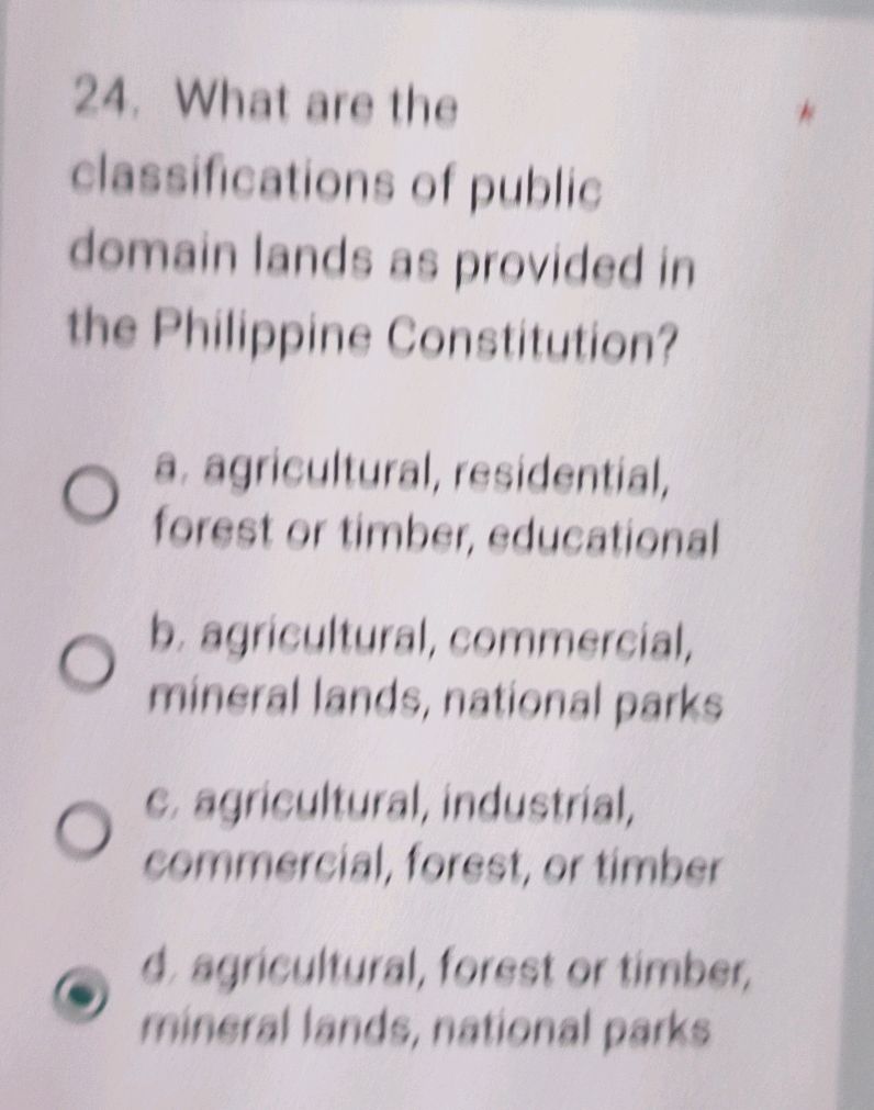 24. What are the classifications of public | StudyX