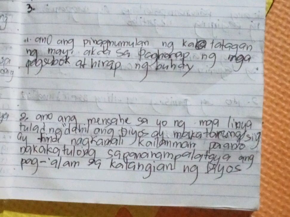 3. 1. ano ang pinagmumulan ng katatagan ng | StudyX