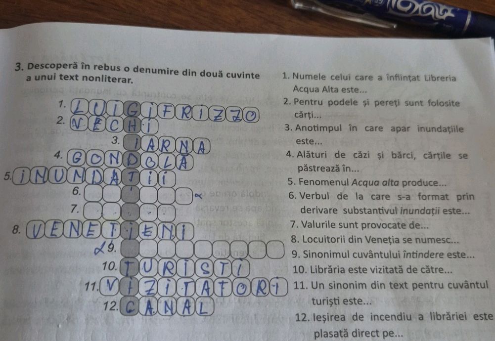 3. Descoperă în rebus o denumire din două | StudyX