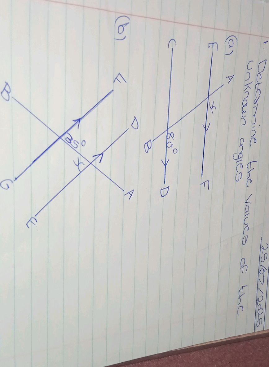 1. Determine the values of the unknown | StudyX