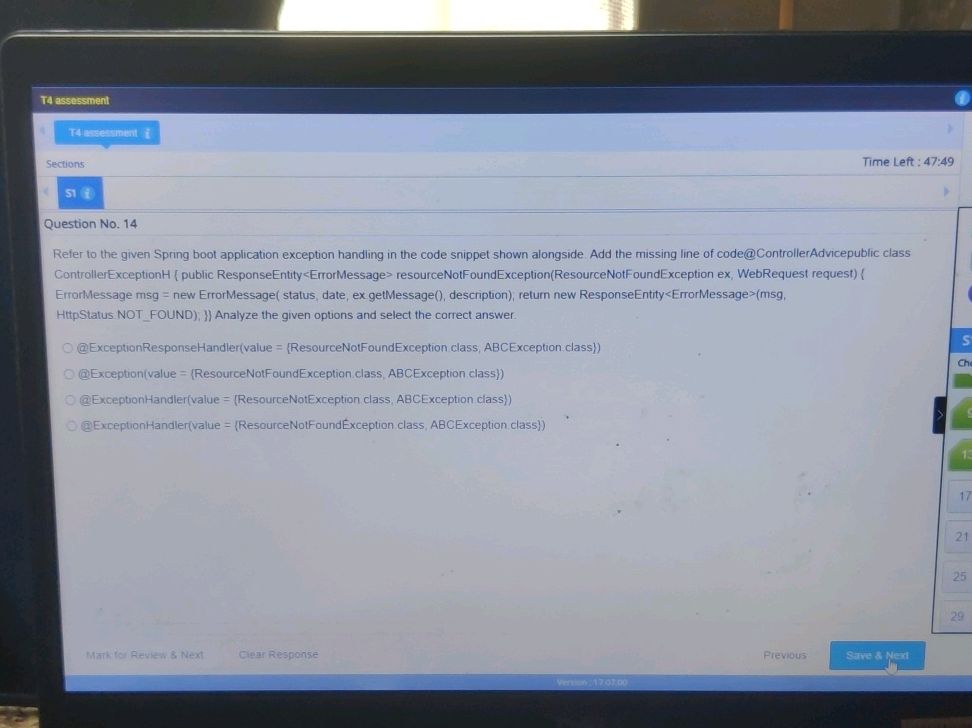 Refer to the given Spring boot application | StudyX