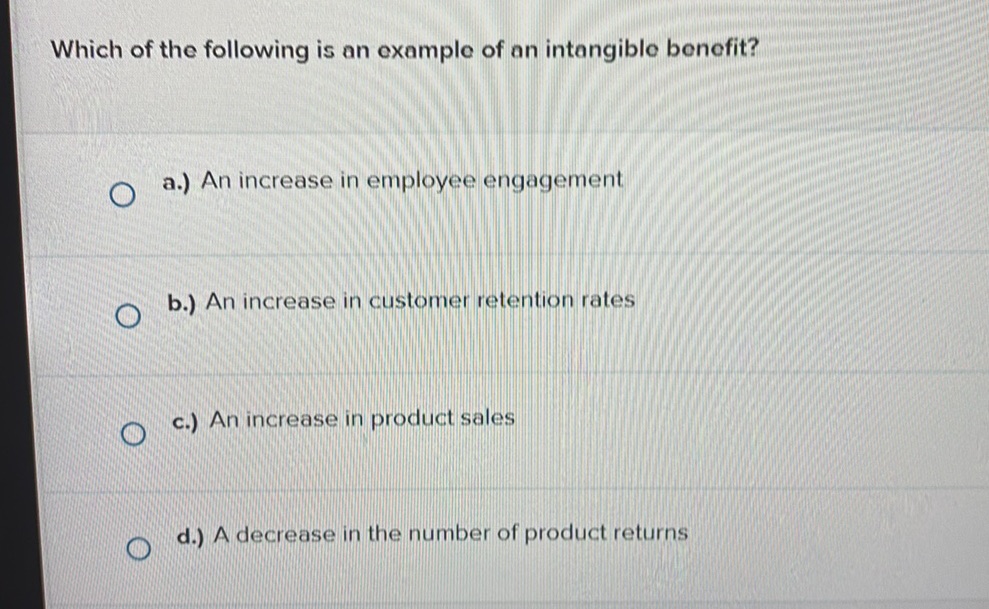 Which of the following is an example of an | StudyX