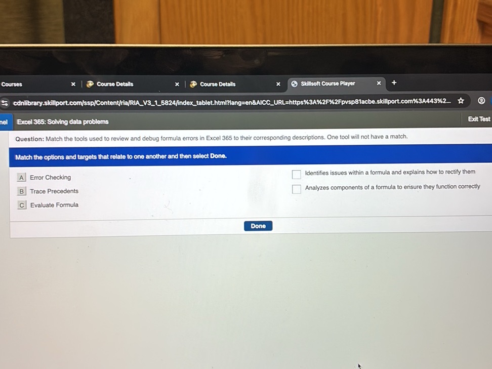 Question: Match the tools used to review and | StudyX