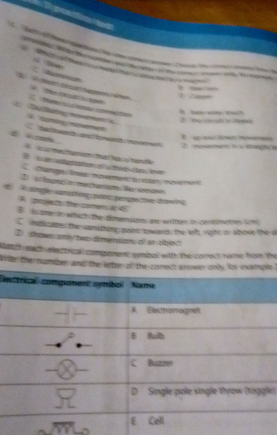 Match each electrical component symbol with | StudyX
