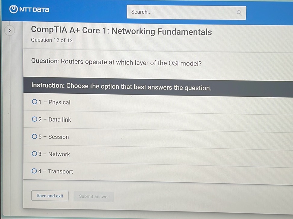 Question: Routers operate at which layer of | StudyX