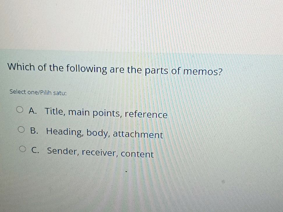 Which of the following are the parts of | StudyX
