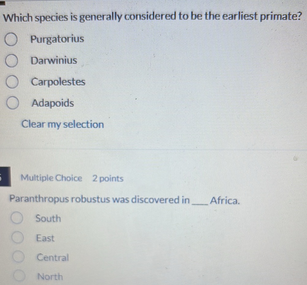 Which species is generally considered to be | StudyX