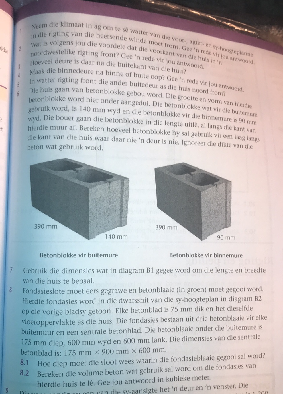 7. Gebruik die dimensies wat in diagram B1 | StudyX