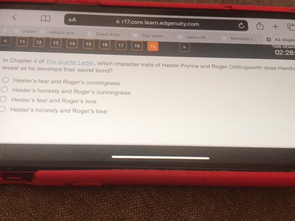 In Chapter 4 of *The Scarlet Letter*, which | StudyX