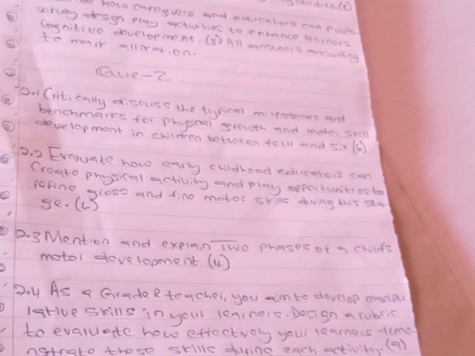 2.1 Critically discuss the typical | StudyX