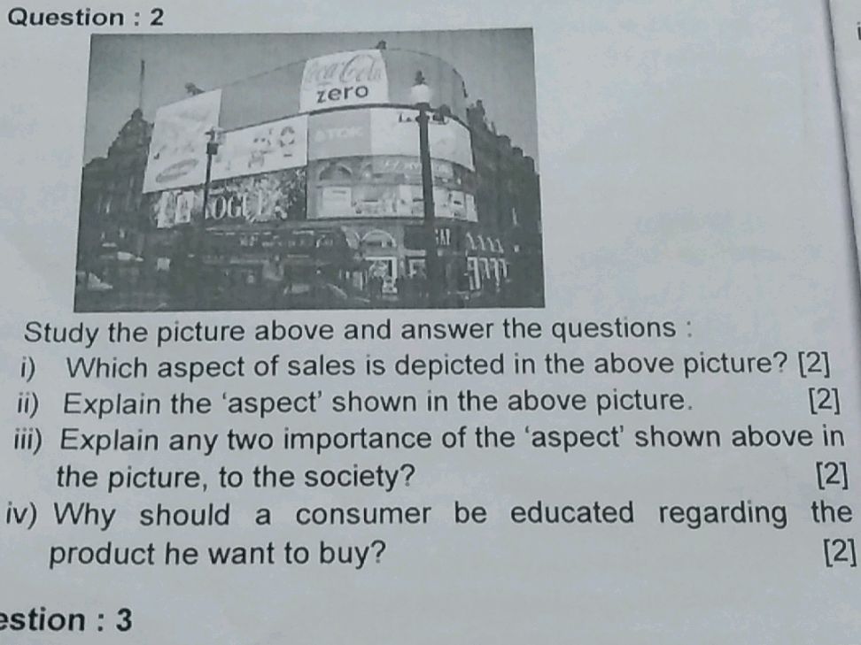 Study the picture above and answer the