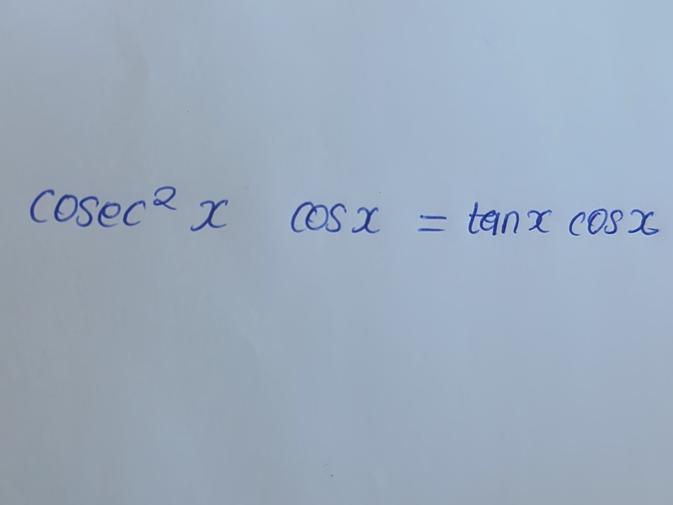 Solving Trigonometric Equation: cosec² x cos | StudyX