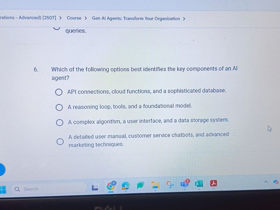 6. Which of the following options best | StudyX
