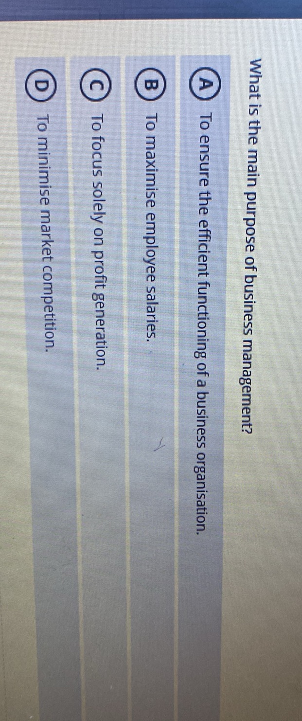 What is the main purpose of business | StudyX