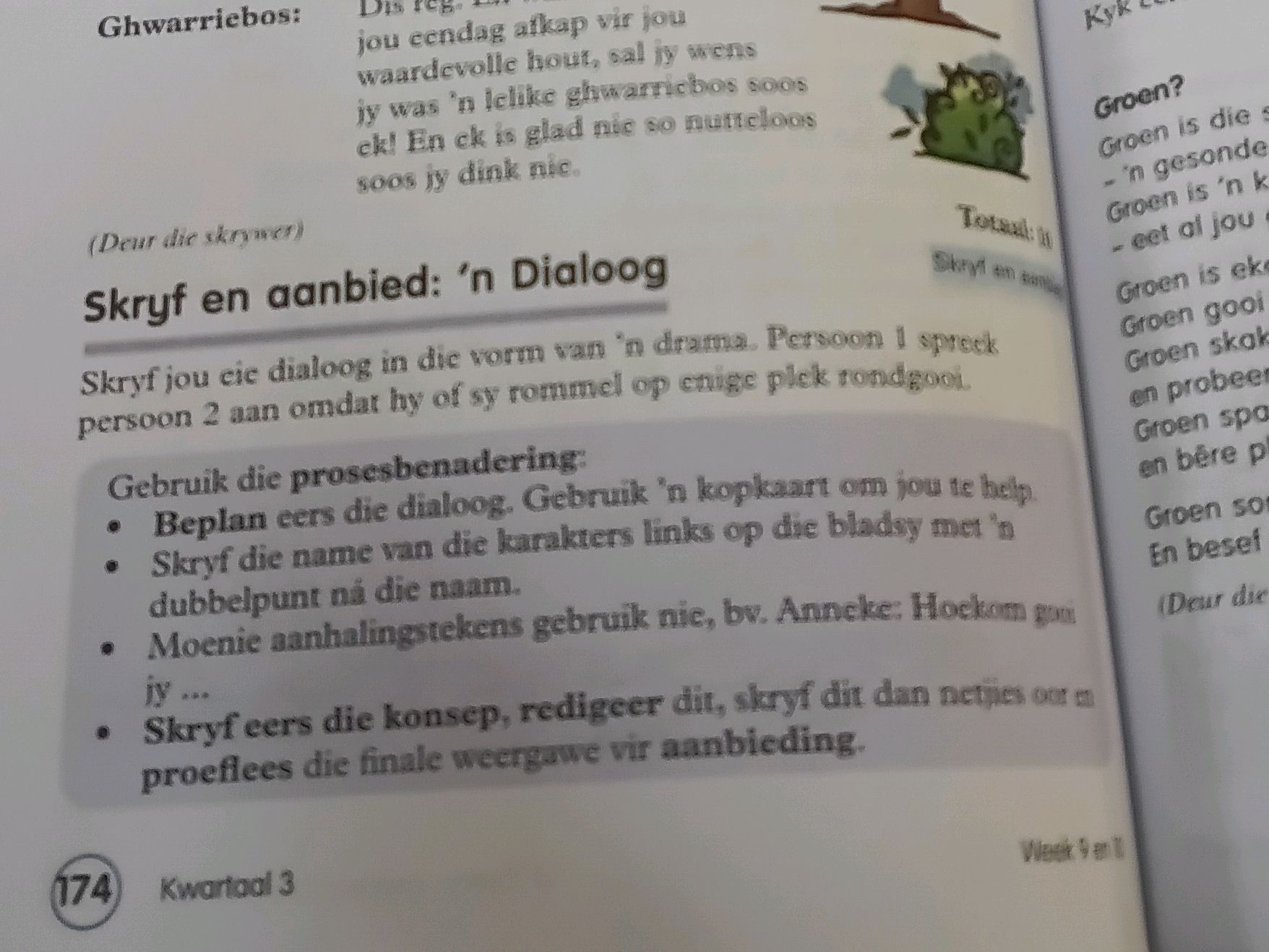 Skryf en aanbied: 'n Dialoog Skryf jou eie | StudyX