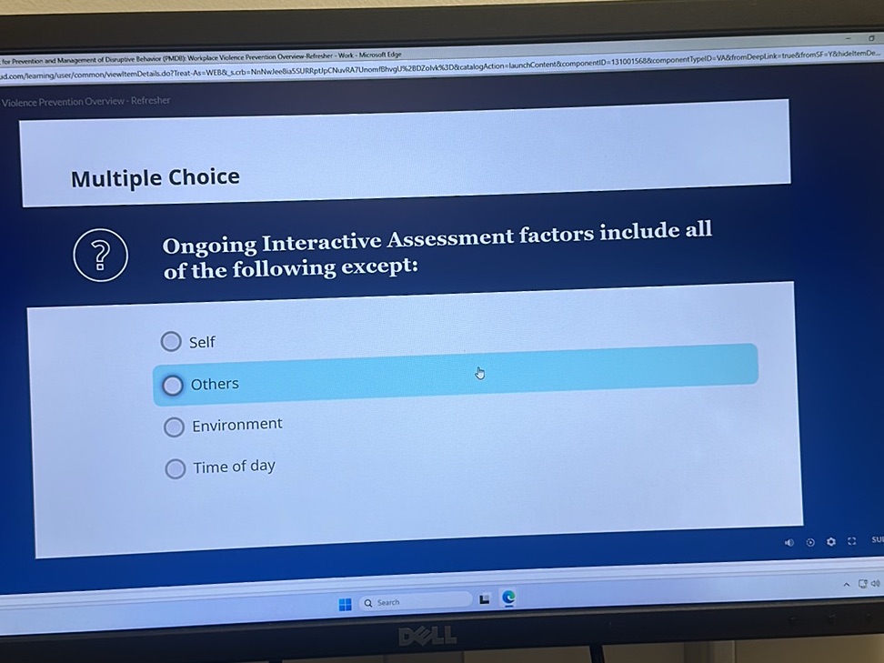 Multiple Choice Ongoing Interactive | StudyX