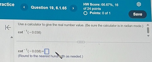Use a calculator to give the real number | StudyX