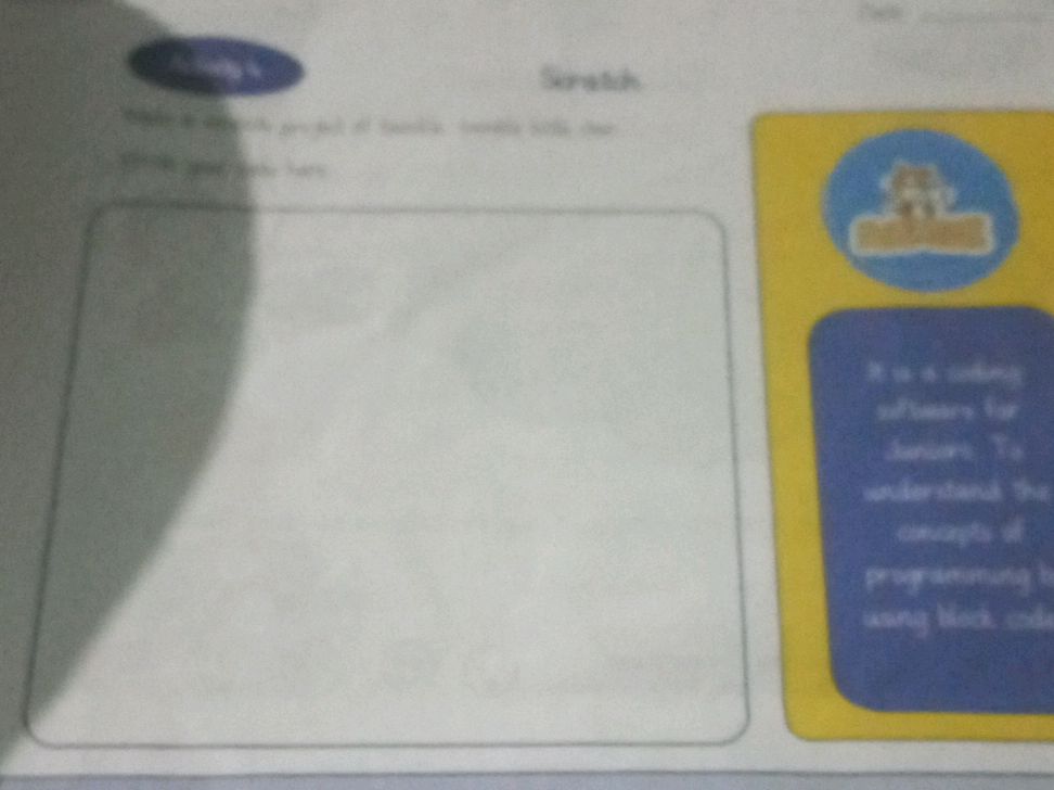 Make a scratch project of family, friends | StudyX