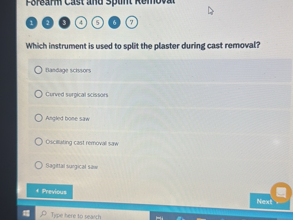 Which instrument is used to split the | StudyX