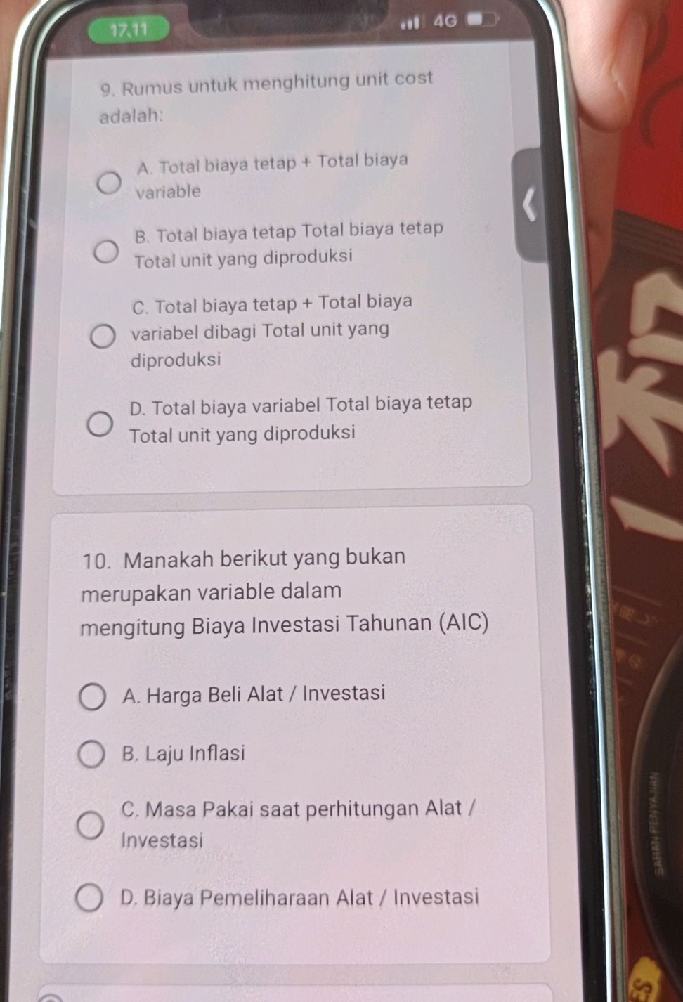 Rumus untuk menghitung unit cost adalah: A.