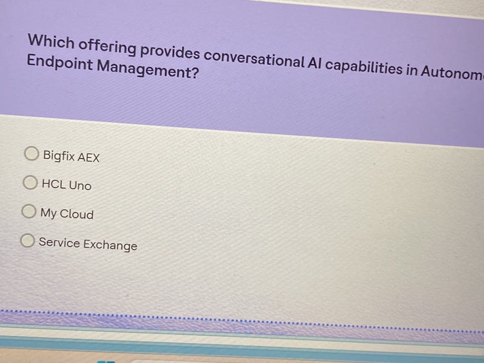 Which offering provides conversational AI | StudyX