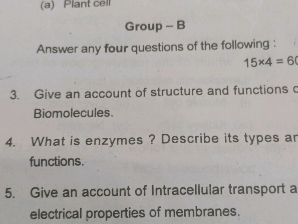 3. Give an account of structure and | StudyX