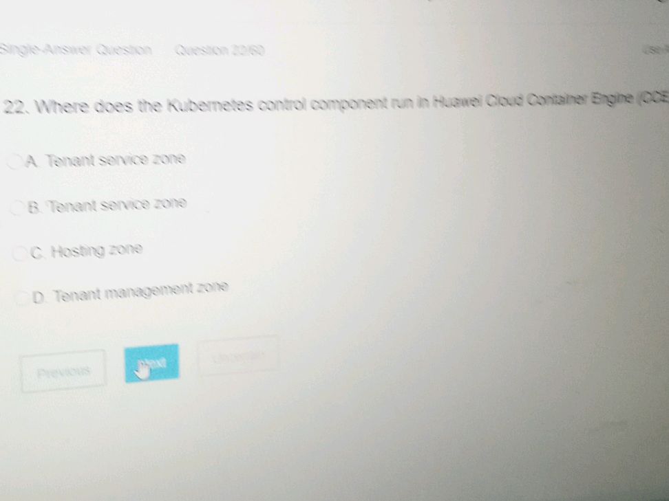 22. Where does the Kubernetes control | StudyX