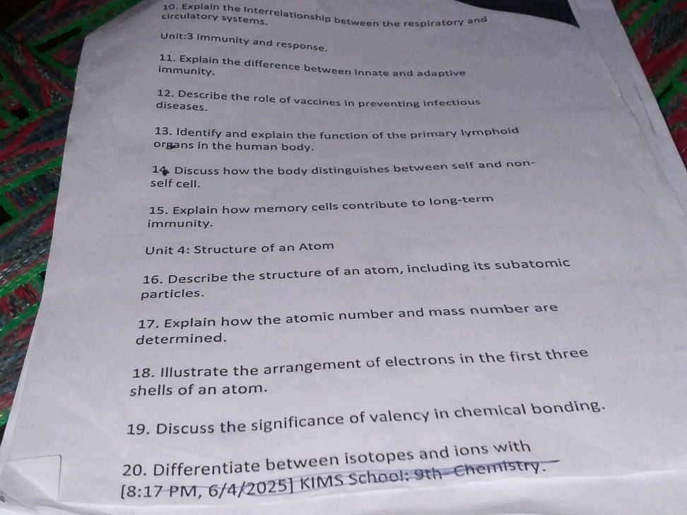 10. Explain the interrelationship between | StudyX