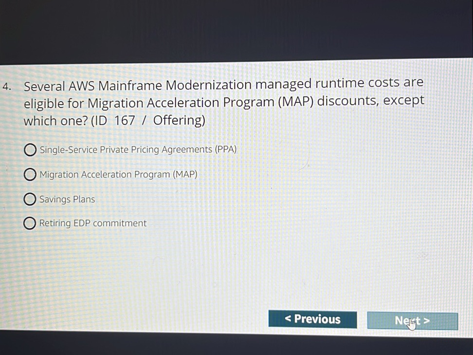 4. Several AWS Mainframe Modernization | StudyX