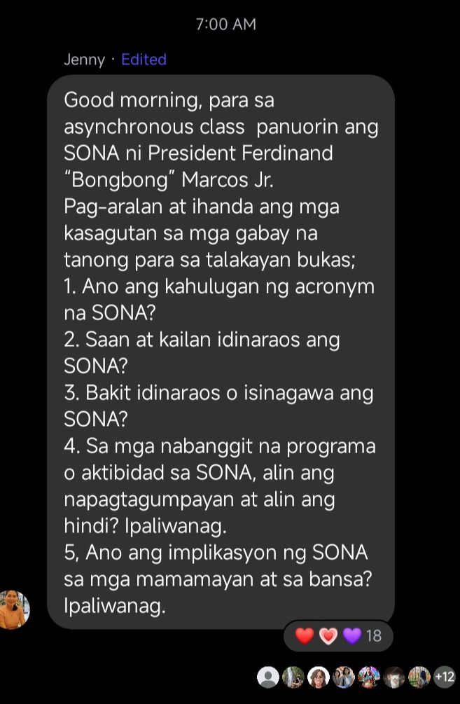 Good morning, para sa asynchronous class | StudyX