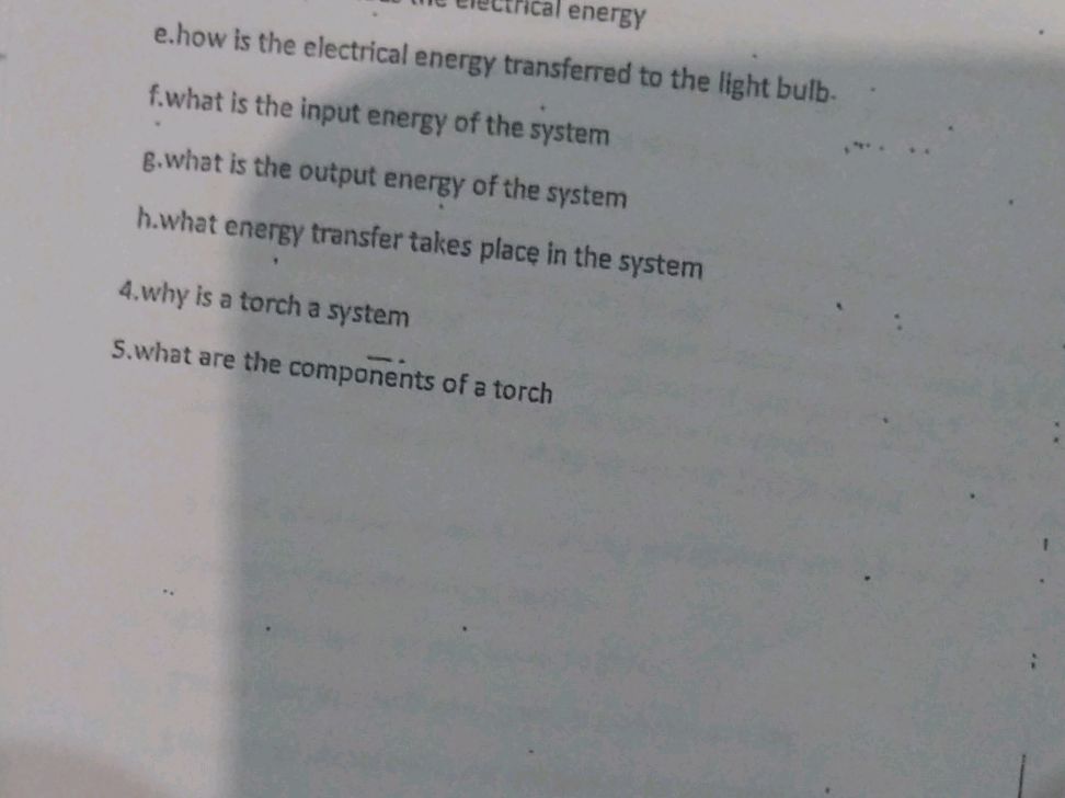 e. how is the electrical energy transferred