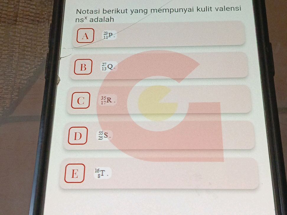 Notasi berikut yang mempunyai kulit valensi | StudyX