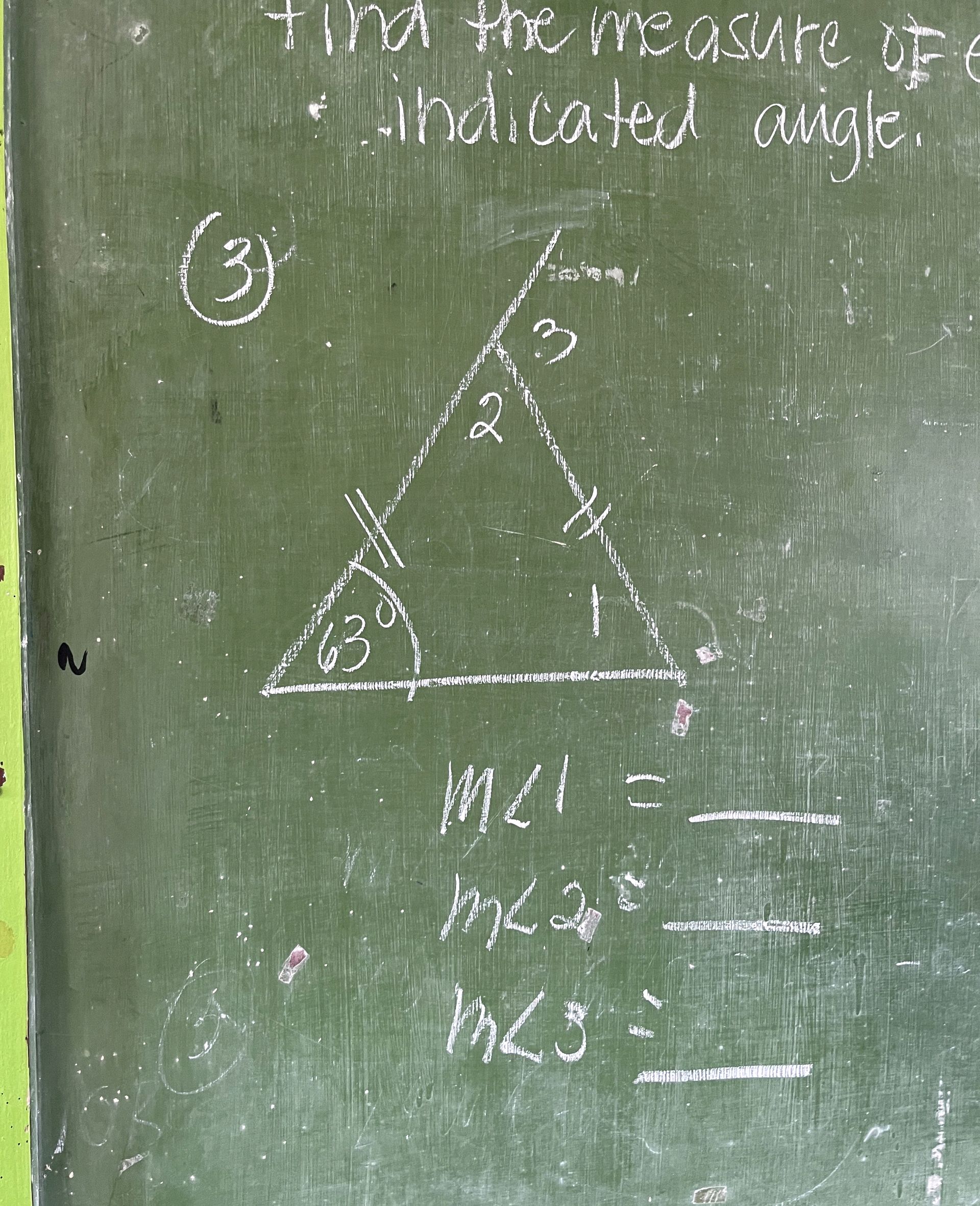 Find the measure of the indicated angle. $m | StudyX