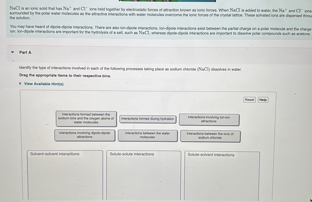 Identify the type of interactions involved | StudyX