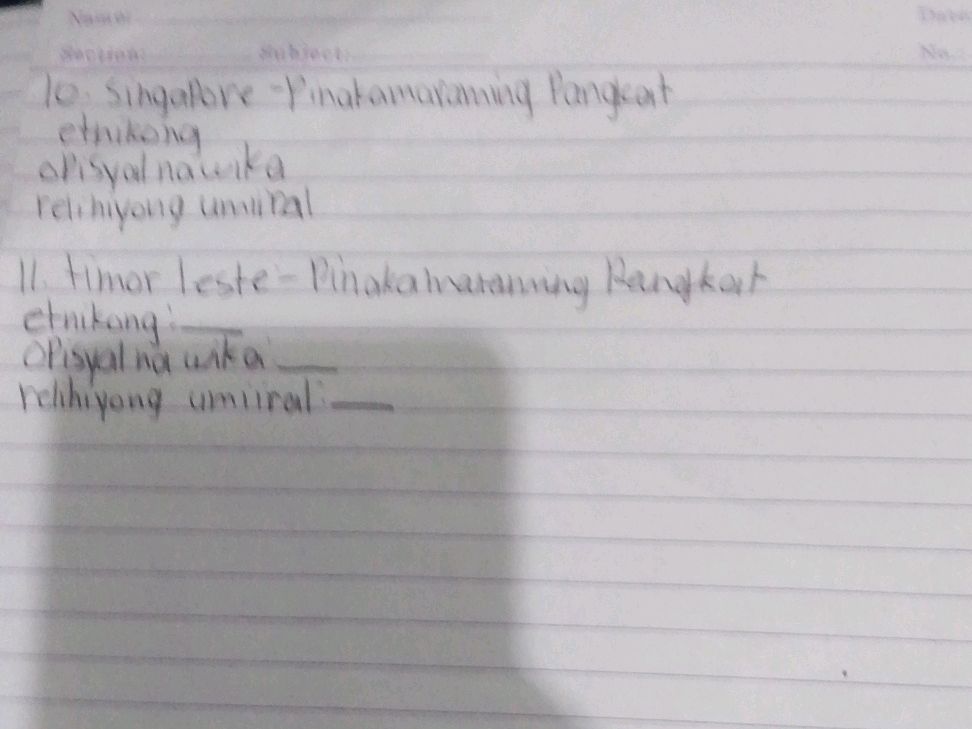 10. Singapore - Pinakamaraming Pangkat | StudyX