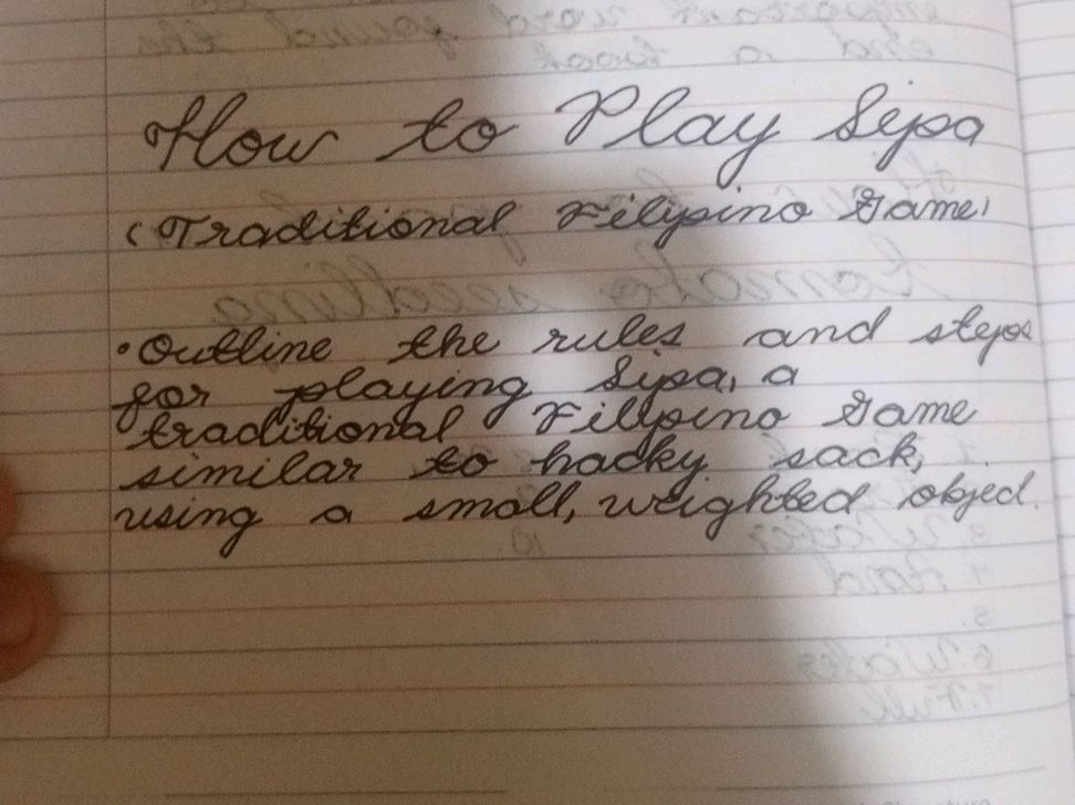How to Play Sipa (Traditional Filipino Game)