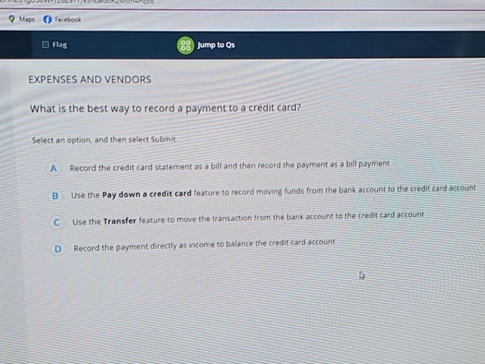 What is the best way to record a payment to